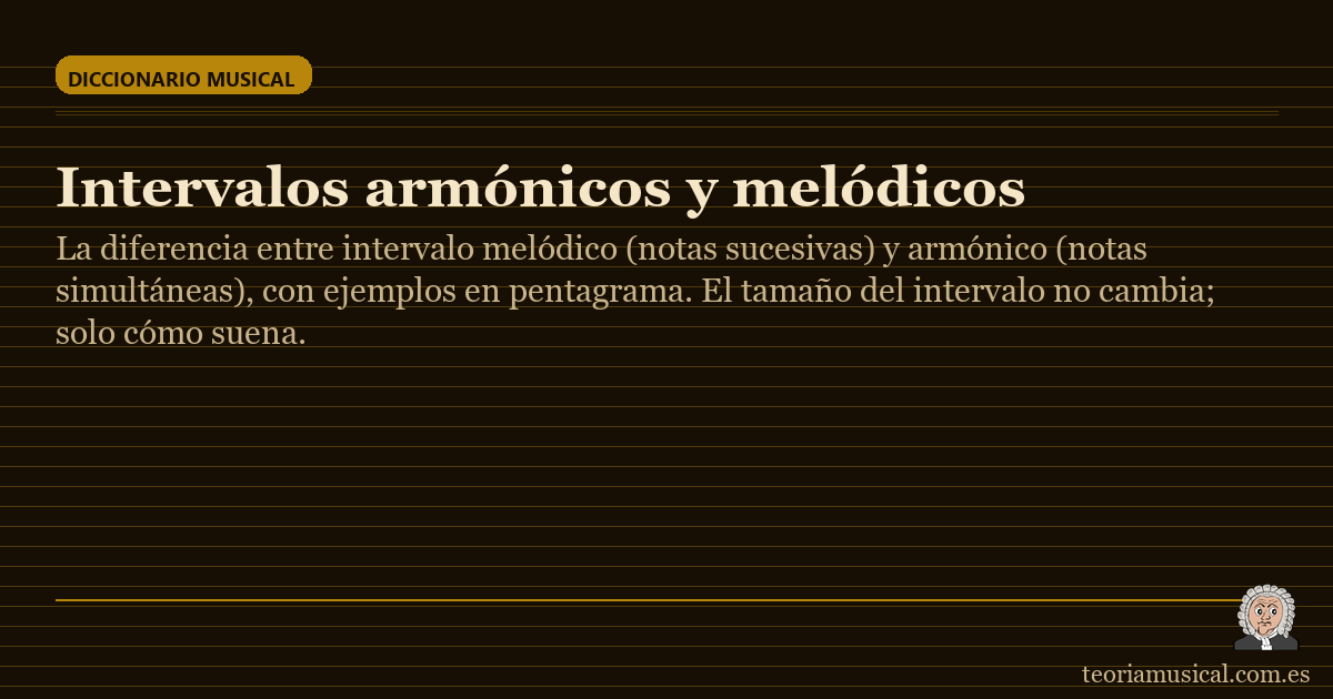 Intervalos Armónicos y Melódicos: Diferencia y Ejemplos